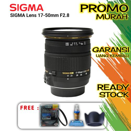 Jual (NEW) LENSA SIGMA 17-50MM F2.8 EX DC - PRODUK ORIGINAL 100% ...