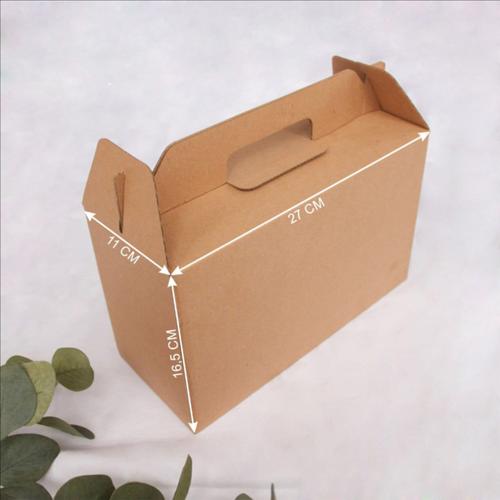 Jual kardus tenteng dus die cut box kemasan packing hampers parcel ...