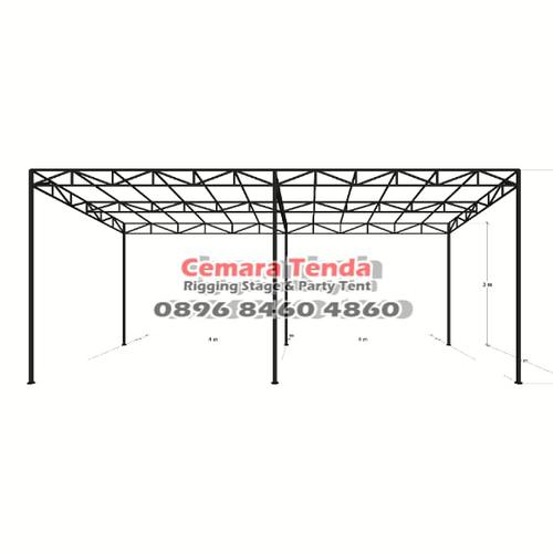 Jual Rangka tenda pesta / desain tenda besi galvanis - Kab. Bogor ...