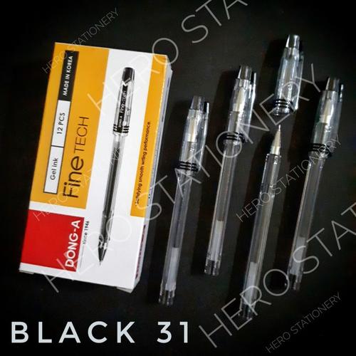 Jual Pen gel dong-a fine tech black hitam 31 - Jakarta Barat - Hero Stationery | Tokopedia