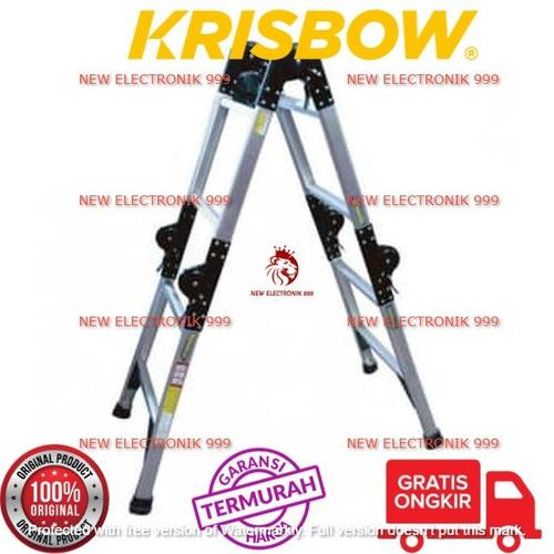 Jual Krisbow Tangga Lipat Aluminium 5 Mtr KW0100606 - Jakarta Barat ...