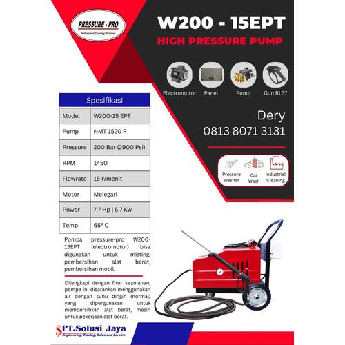 Jual POMPA UNIT WATER JET CLEANER TEKANAN 200 BAR 15 LITER/MENIT HAWK ...