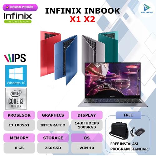 Jual Infinix Inbook X2 Intel Core I3 Windows Original - blue plus paket ...