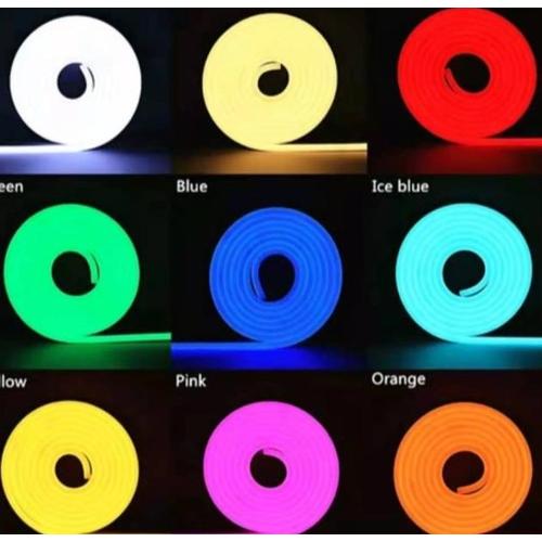 Jual lampu led neon flex led strip flexible 5 meter dc 12v ip65 ...