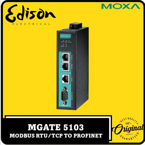 Jual MOXA Mgate 5103 1-port Modbus RTU/TCP/EtherNet/IP-to-PROFINET Gateway - Jakarta Barat ...