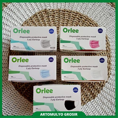 Promo MASKER ORLEE 3PY EARLOOP CANTOL HEADLOOP HIJAB KEMENKES ISI 50 ...