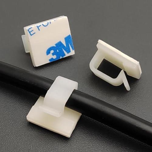 Jual klip kabel tempel klem tembok double tape cable clip management ...
