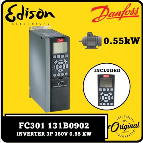 Jual DANFOSS 3P 380V 3Phase Inverter VLT Microdrive FC301 0.55kW ...