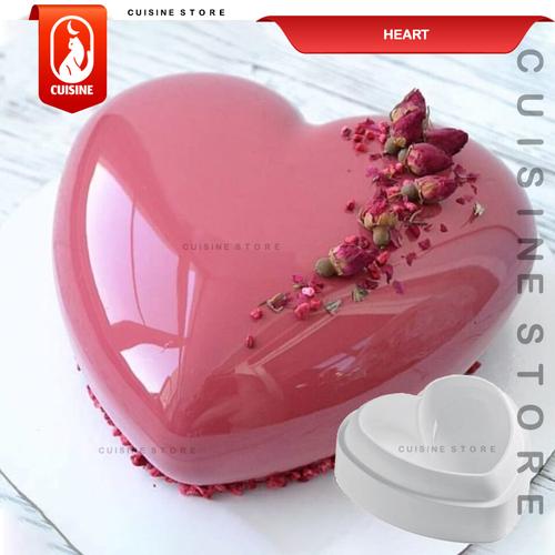 Jual Cetakan Kue Puding Coklat Bentuk Hati Love HEART Mousse Mirror ...