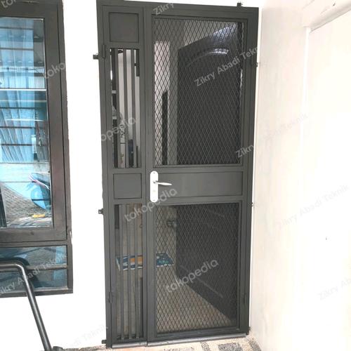 Jual Pintu besi kawat nyamuk pintu expanda pintu besi kasa nyamuk ...