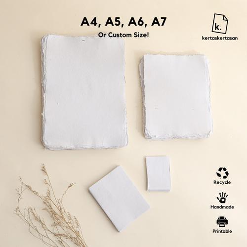 Jual Recycled Paper White Natural Kertas Daur Ulang A3-A7 - A7 ...