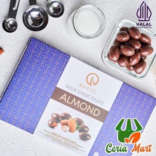 Jual Coklat Gift Box Marvel Almond Chocolate Parsel Lebaran Imlek Natal ...