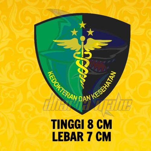 Jual stiker dokes, stiker kedokteran dan kesehatan polri, dokpol ...