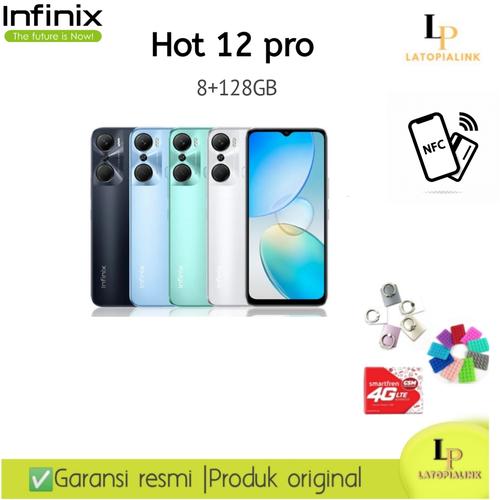 Jual infinix hot 12 pro nfc 8/128gb garansi resmi indonesia - blue ...