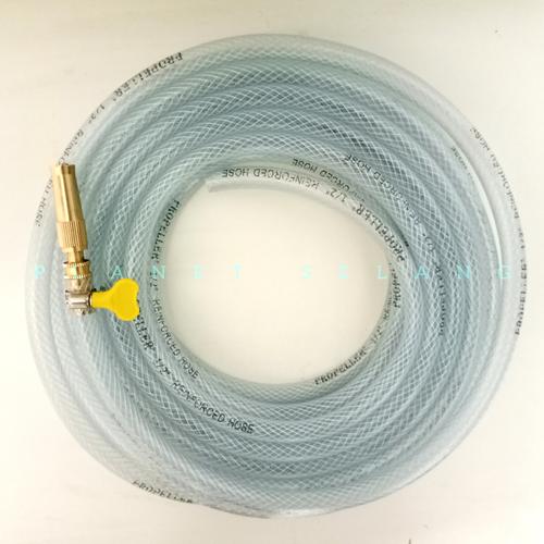 Promo Selang Air Paket 20 Meter 1/2 Inch Tebal 1 MM Elastis Benang ...