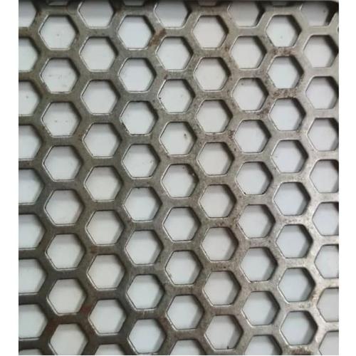 Jual plat lubang hexagonal 6mm 50x150 /plat ram speaker besi tebal 0 ...