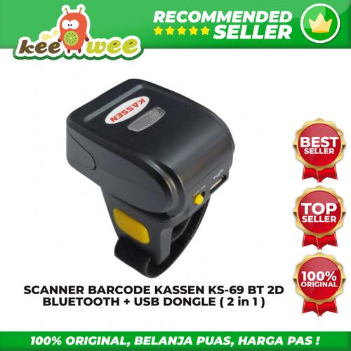 Jual SCANNER BARCODE KASSEN KS-69 BT 2D BLUETOOTH + USB DONGLE ( 2 in 1 ...