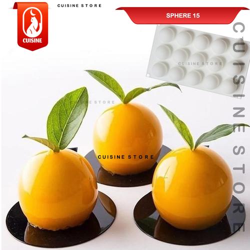 Jual Cetakan Coklat Puding Jelly Kue Bulat Sphere 15 Lubang Cakepop ...