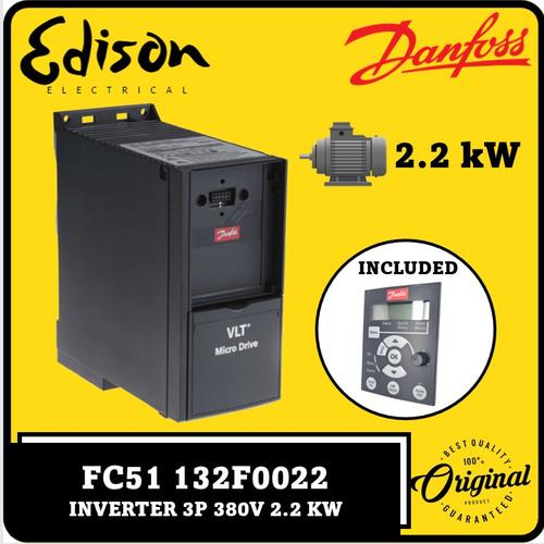 Jual DANFOSS 3P 3-Phase Inverter VLT Microdrive FC51 FC-51 2.2kW ...