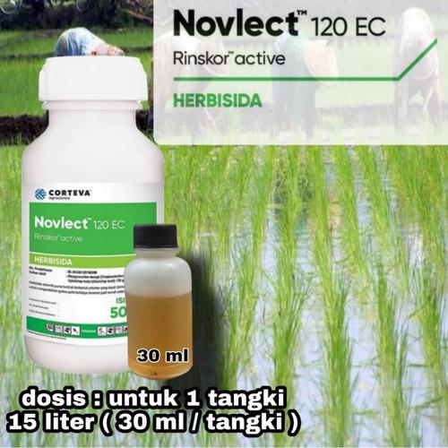 Jual novlect 120 EC / novlek / racun rumput padi / herbisida rumput ...