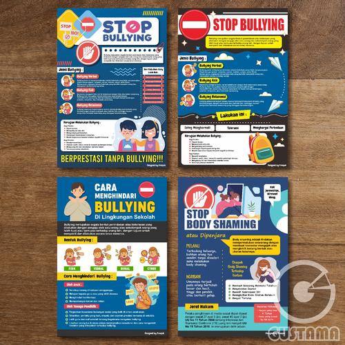 Jual Poster Stop Bullying, Poster Edukasi Wipe and Clean A3+ - Bullying 1 - Kab. Sukoharjo ...