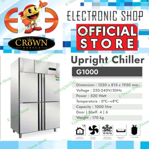 Promo Crown G1000 Upright Chiller / Kulkas Pendingin 1000 L - G 1000 ...