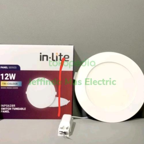 Jual LAMPU LED PANEL INBOW TRI-COLOUR INLITE 12W 12 WATT - INPS628R ST ...