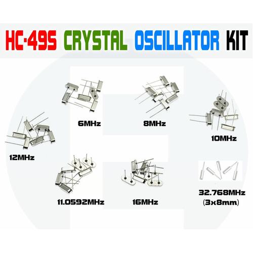 Jual HC-49S Crystal XTAL Oscillator OSILATOR Clock DIP 8MHZ 12MHZ 16MHZ ...