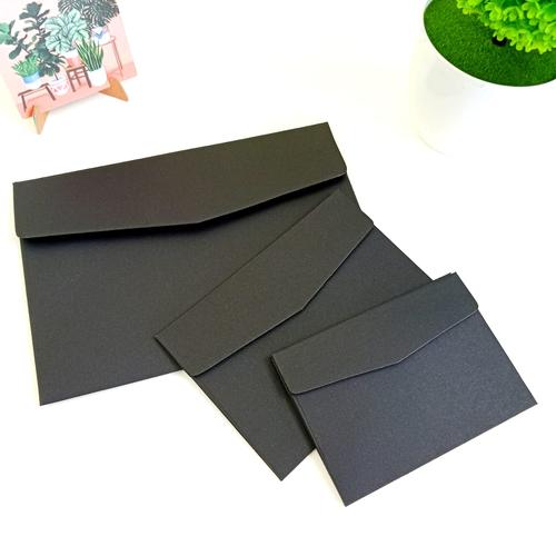 Jual amplop hitam amplop black paper amplop hitam polos - Hitam, a5 ...