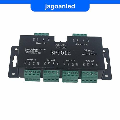 Jual SP901E Spi Signal amplifier TTL splitter repeater adressable led ...
