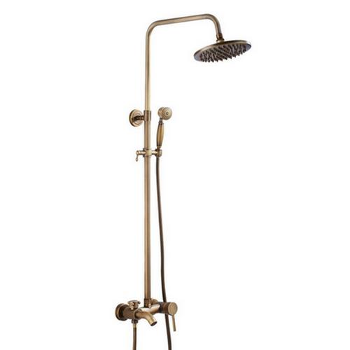 Jual Set Keran Shower Mandi Antik Bahan Kuningan Warna Perunggu ...