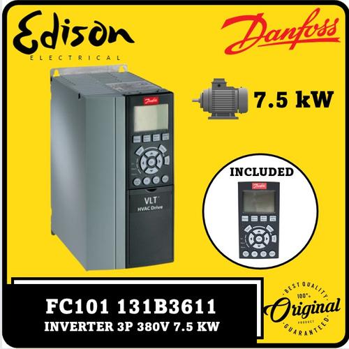 Jual DANFOSS 3P 380V 3Phase Inverter VLT Microdrive FC101 7.5kW ...