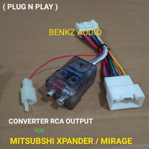 Jual Converter rca output for mitsubishi xpander mirage plug n play - Kota Depok - Benkz Audio ...