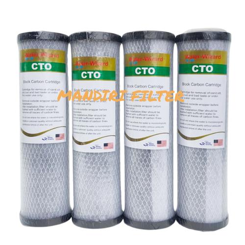 Jual Cartridge Filter Air CTO / Karbon Blok / Carbon Block 10" (Isi 4 ...