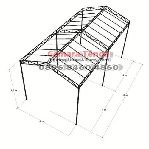 Jual Tenda 4 x 8m, desain tenda pesta spesialis tenda - Kab. Bogor ...