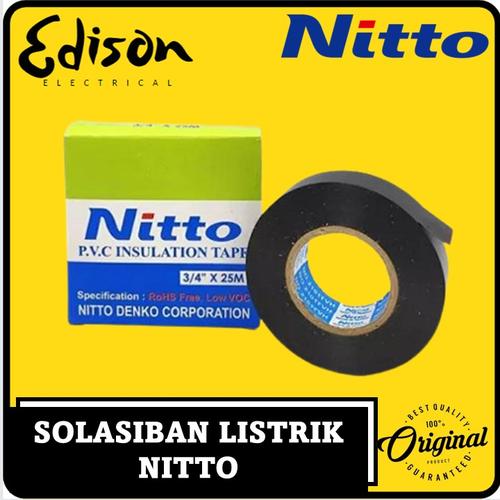 Jual Nitto Solasiban Isolasi Solasi Solatip Selotip Listrik 3/4" 25M ...