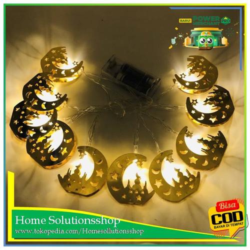 Jual Lampu LED Idul Fitri Dekorasi Lebaran Ramadan Lampu Tirai Masjid ...