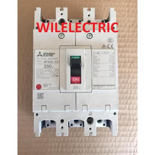 Jual Mitsubishi NFB / MCCB / No Fuse Breaker NF250-CV 3P 200A 200 A ORI ...