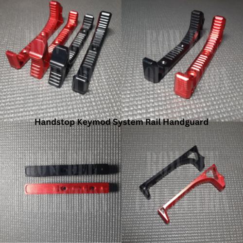 Jual Handstop Mlok Keymod-Grip Link Curved Angle Fore-Rail Handguard ...