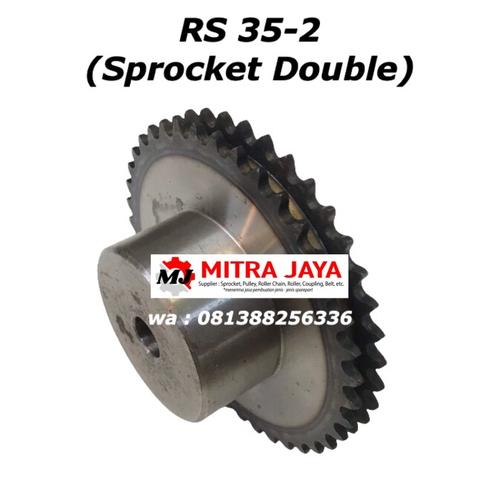 Jual SPROCKET DOUBLE RS 06B - 2 x 35T GIR DUPLEX GEAR GIGI 35 - Jakarta ...