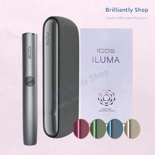Promo IQOS ILUMA KIT Garansi Resmi - Pebble Grey, +TEREA&LEATHER - Kab ...