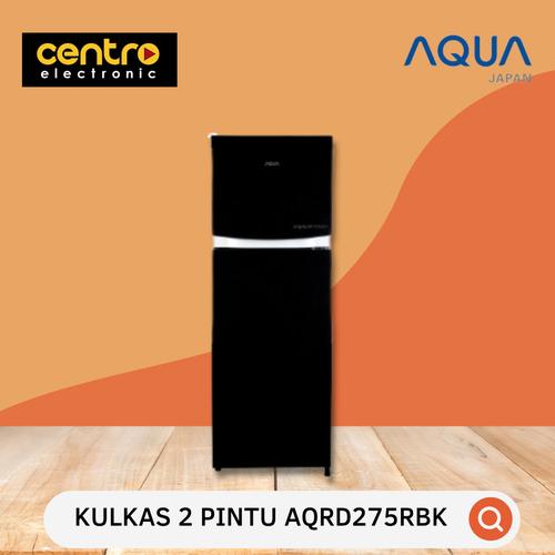 Jual AQUA KULKAS LEMARI ES 2 PINTU INVERTER AQRD275RBK AQRD 275 RBK ...