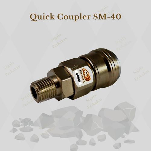 Jual Quick Coupler SM 40 Firebird Sambungan Selang Compressor 1/2 ...