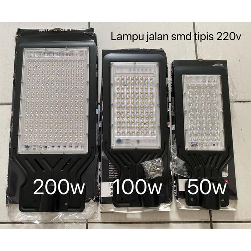 Jual Lampu jalan PJU smd 200 watt / PJU smd 100 watt 50 watt slim outdoor - PJU slim 100w ...