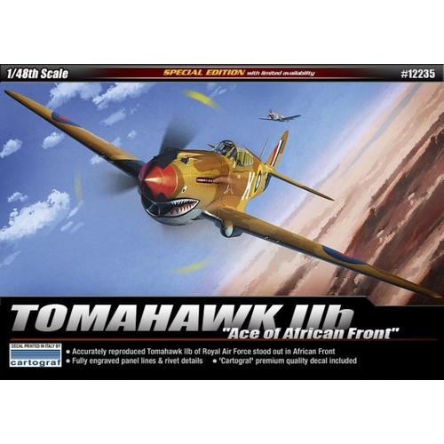 Promo Model Kit Academy 1/48 TOMAHAWK IIB "ACE OF AFRICAN FRONT" :LE ...