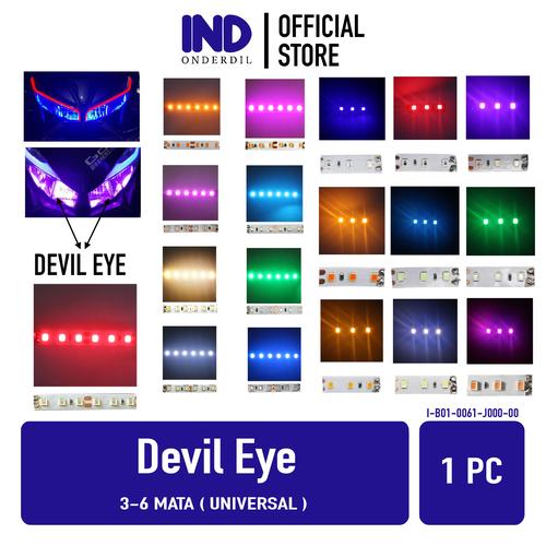 Jual Lampu Variasi Alis Demon-Devil Eyes-Eye 6 Mata-LED-Titik Terang 12 ...