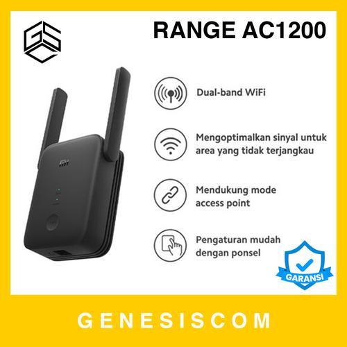 Jual Wifi Repeater Extender XIAOMI Range AC1200 Penguat Sinyal 1200Mbps ...