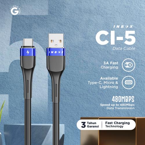 Promo Kabel Data Inbox CI-5 Micro , Type-c & Lightning USB Android atau ...