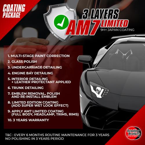Jual 3 LAYERS AM7 LIMITED COATING PACKAGE - Kota Surabaya ...