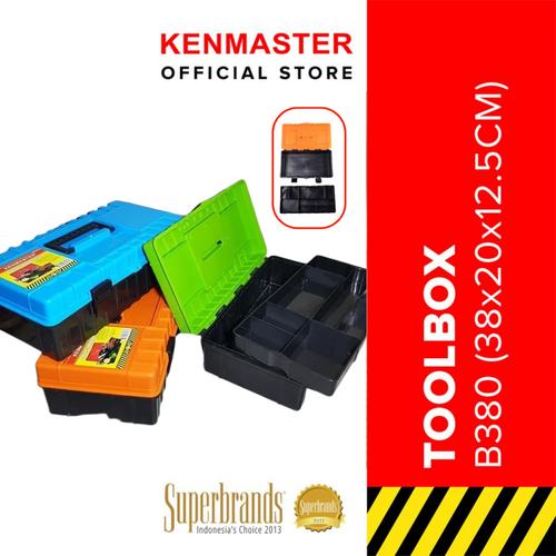 Jual Tool Box Ukuran Sedang Kenmaster K380 3 Warna / Tool Kit Set ...